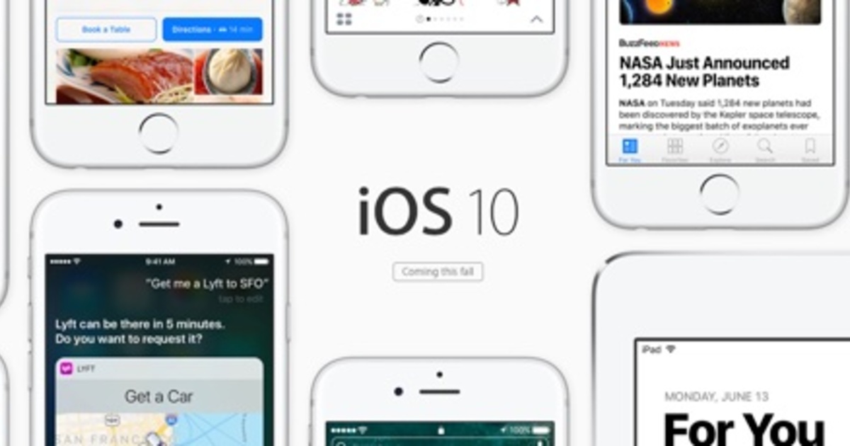 Apple представила iOS 10 — Ferra.ru