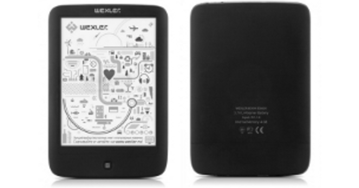Ридер WEXLER.BOOK E6005 с экраном E-ink Pearl поддерживает приложения из Google Play — Ferra.ru