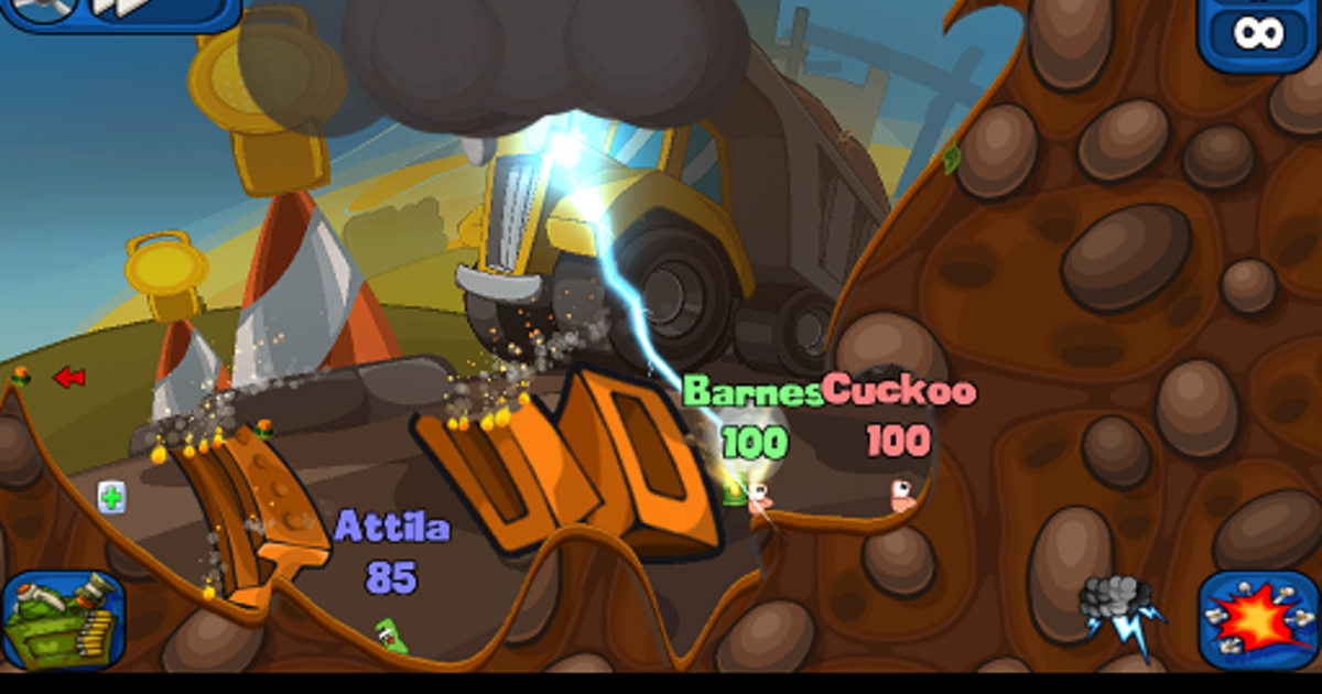 Worms 2: Armageddon на Android — Бесхребетные баталии во всей красе: Обзоры: Игры — Ferra.ru
