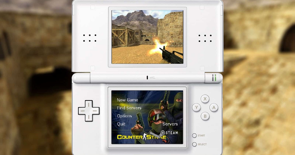 Counter-Strike запустили на портативной консоли Nintendo 17-летней ...