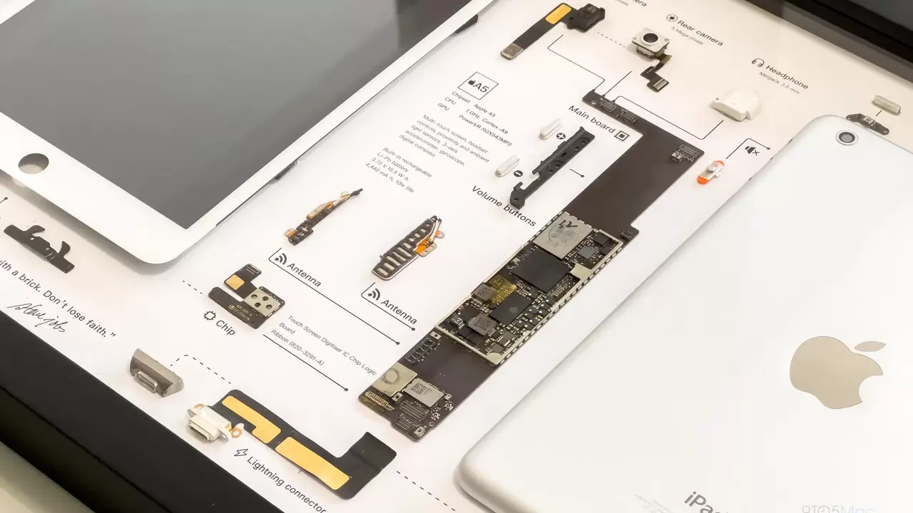 iPad mini первого поколения разобрали и превратили в объект искусства: Новости: Наука и ...