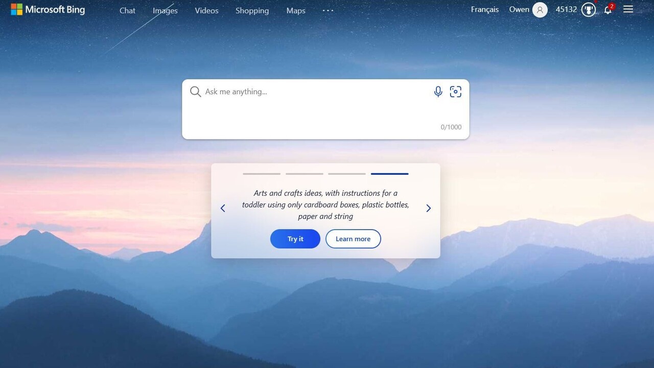 Как будет выглядеть поисковик Microsoft Bing с чат-ботом на искусственном интеллекте: Новости ...
