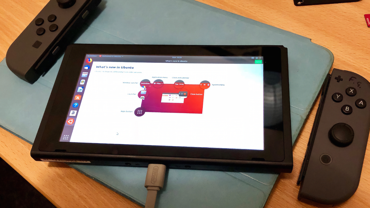 На Nintendo Switch запустили популярный Linux-дистрибутив Ubuntu 24 ...
