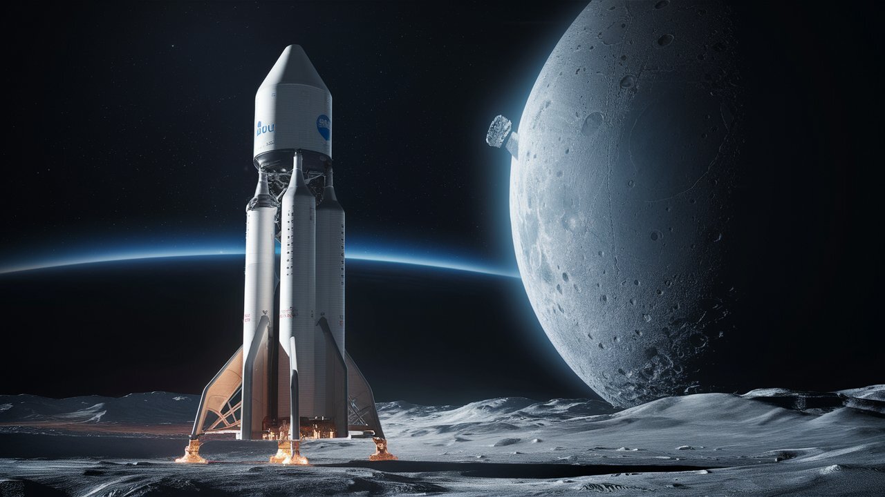 NASA выбрала Blue Origin для первой миссии по высадке на Луну: Новости ...
