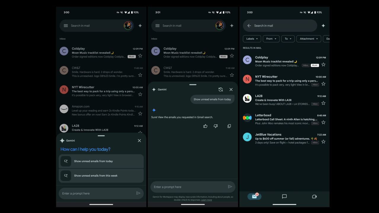 ИИ Google Gemini для Gmail стал доступен шире на мобильных устройствах: Новости: Приложения ...