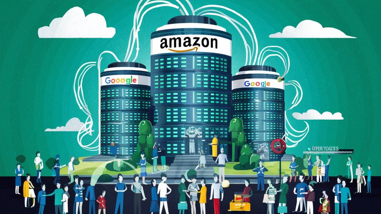 «Прожорливость» дата-центров Amazon и Google увеличили квартплату простых людей: Новости: Наука ...