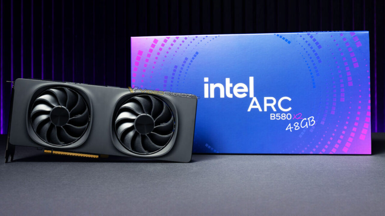 Intel выпустит двухчиповую видеокарту ARC B580 с 48 ГБ памяти: Новости: Компьютеры — Ferra.ru