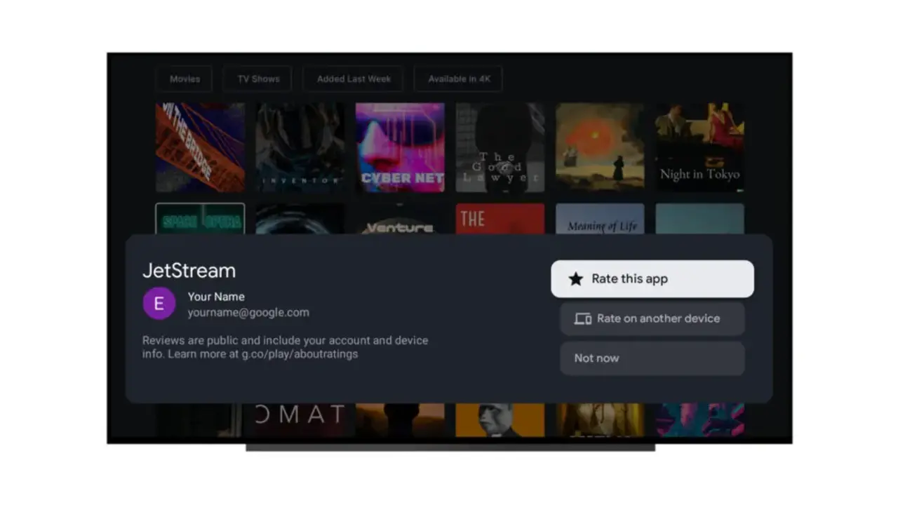 Приложения в Google TV тоже стали просить оставить отзыв и оценку: Новости: Телевизоры — Ferra.ru