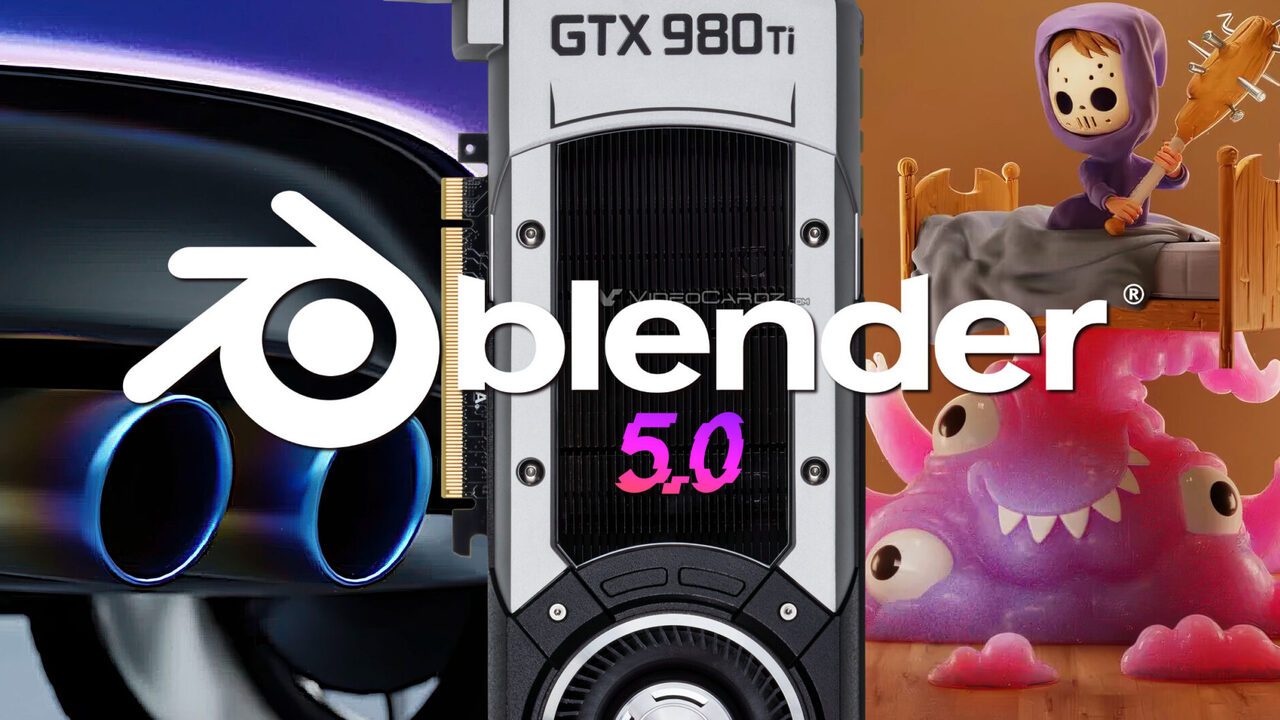 Вышел Blender 5.0 и отказался от поддержки множества старых видеокарт AMD и NVIDIA: Новости ...